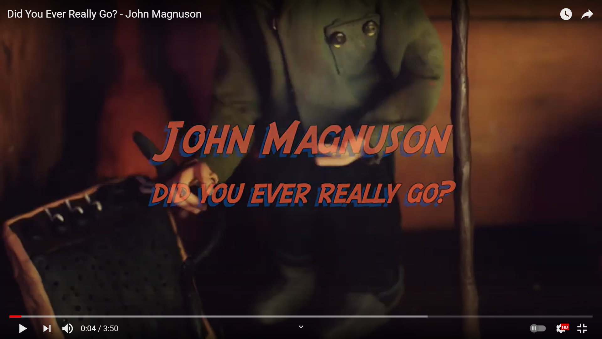 New MN Music Video: Did You Ever Really Go? by John Magnuson – Mostly ...