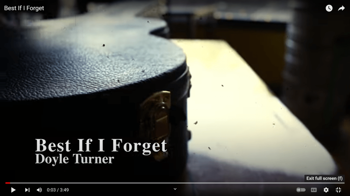 MN New Music Video: Best If I Forget by Doyle Turner – Mostly Minnesota